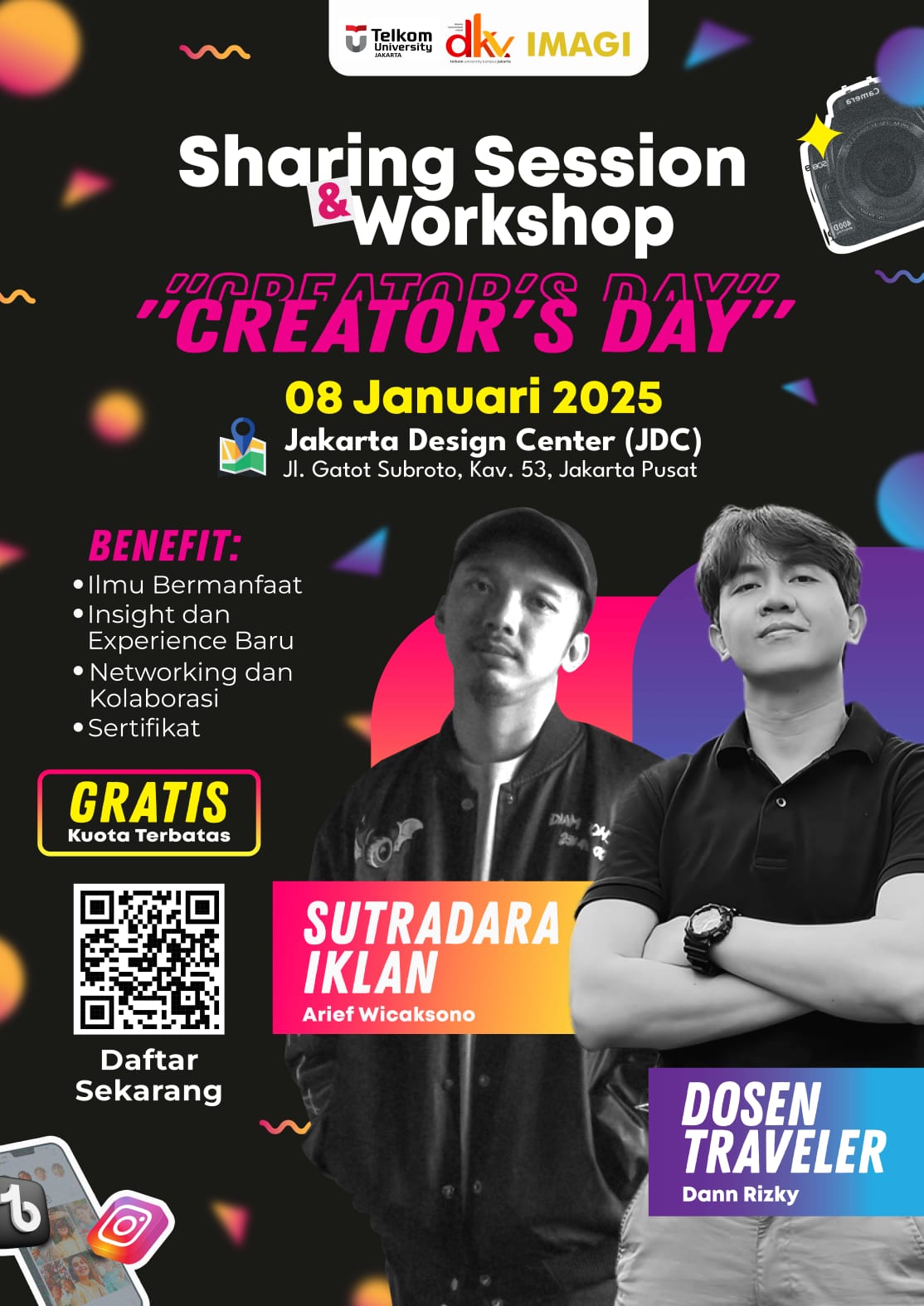 CREATOR'S DAY Sharing Session | [:id]S1 DKV Telkom University Kampus Jakarta[:]